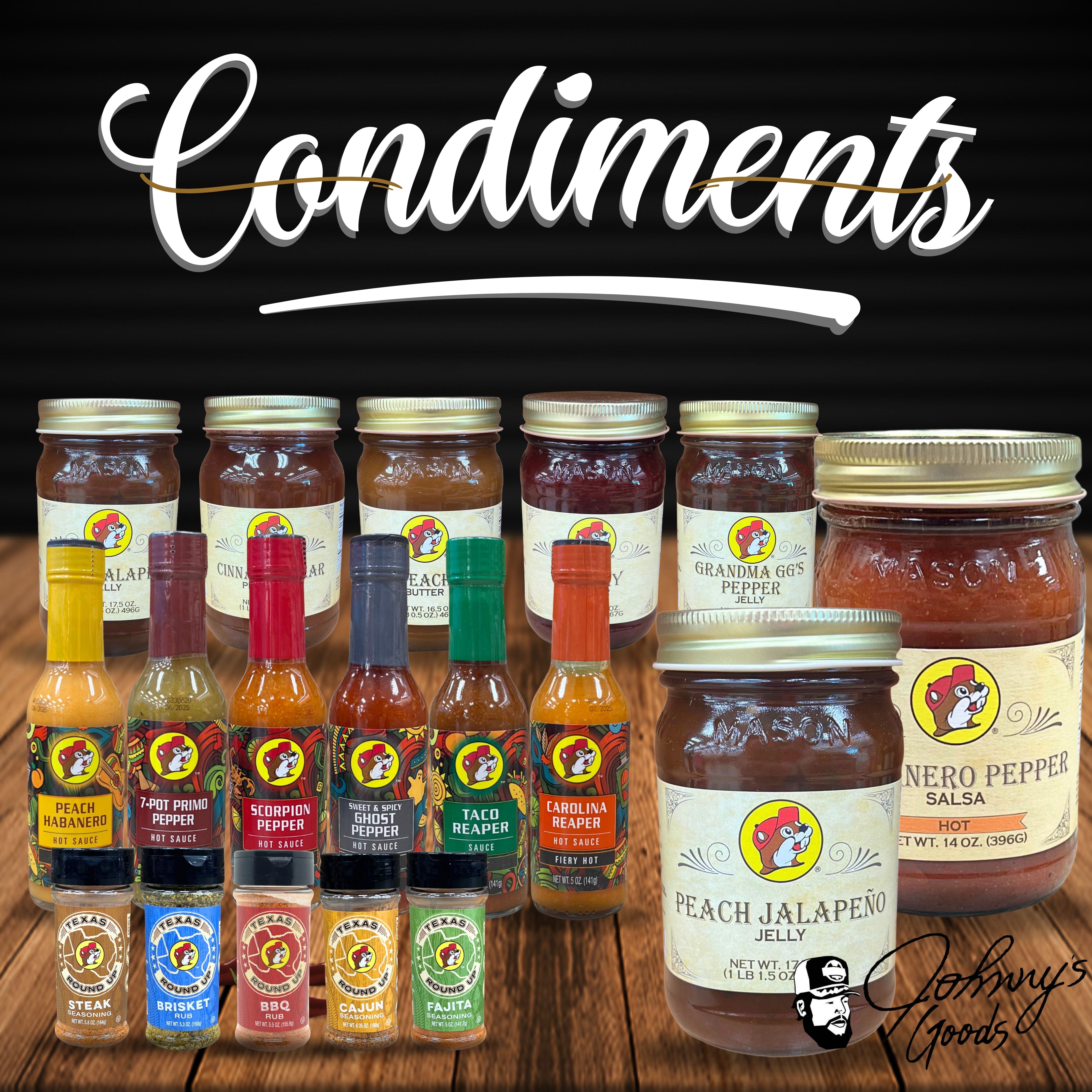 Buc-ee's Condiments – Johnny's Goods