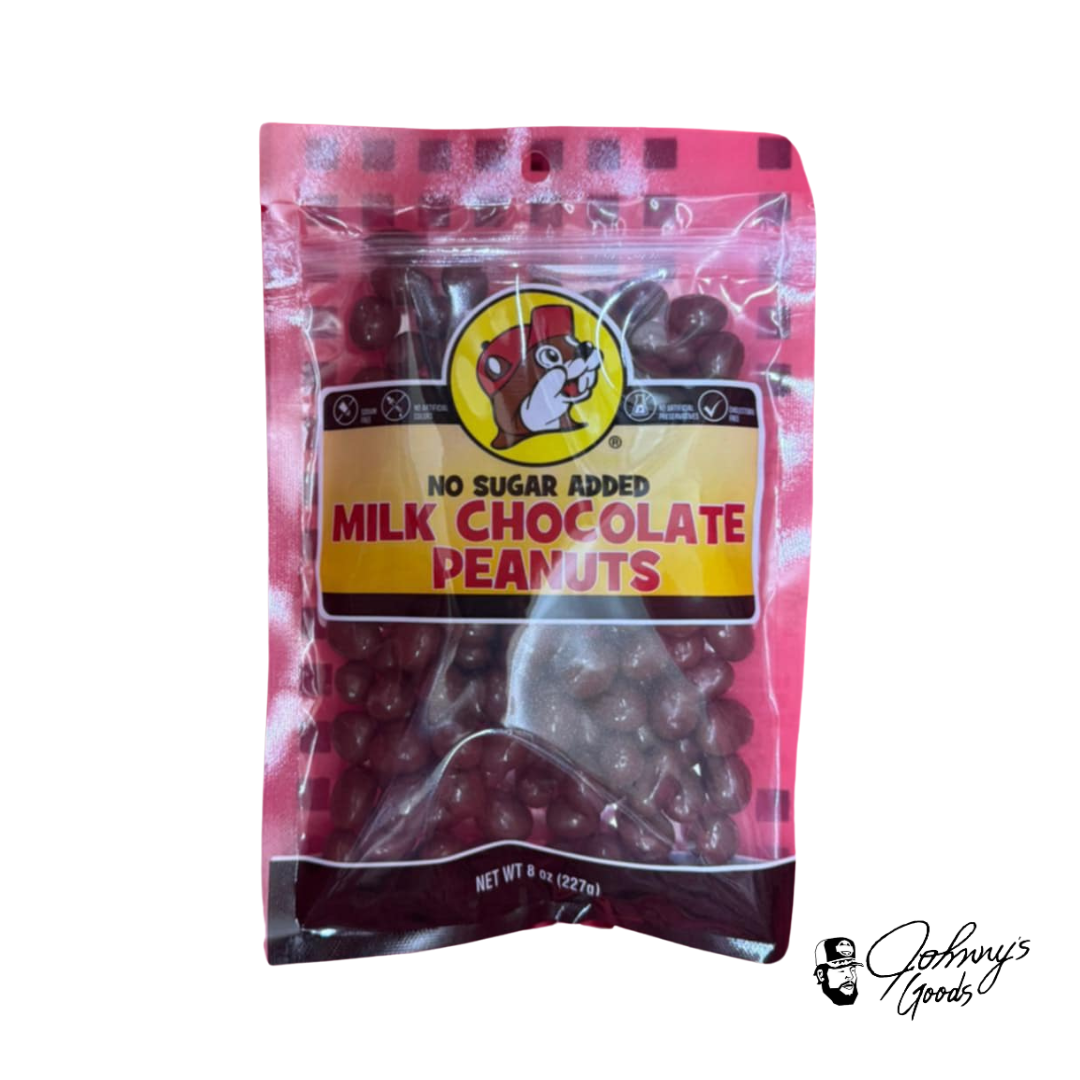 Buc-ee's No Sugar Added Milk Chocolate Peanuts – Johnny's Goods