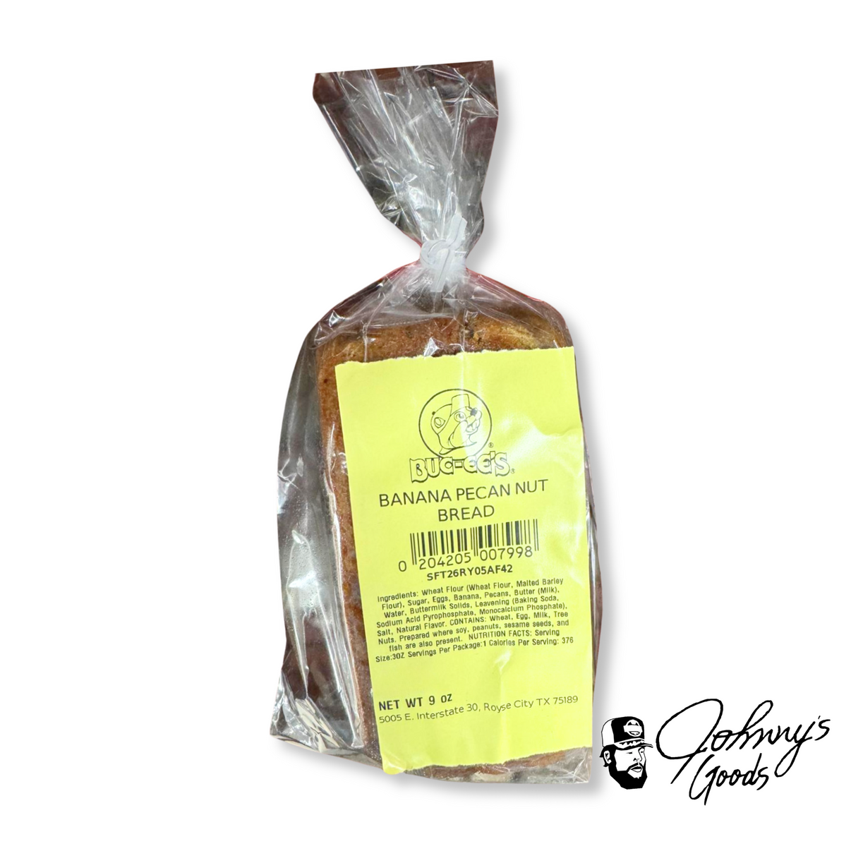 Buc-ee's Banana Pecan Nut Bread – Moist & Delicious Loaf – Johnny's Goods