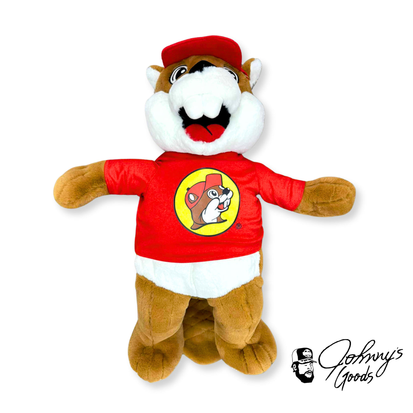 Buc-ee's Beaver Plush Stuffed Toy Hat T-Shirt 25" – Johnny's Goods