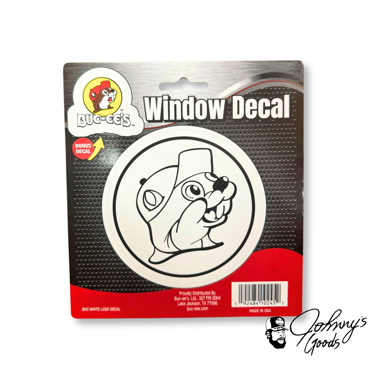 Buc-ee's Window Decals with Bonus Decal – Johnny's Goods
