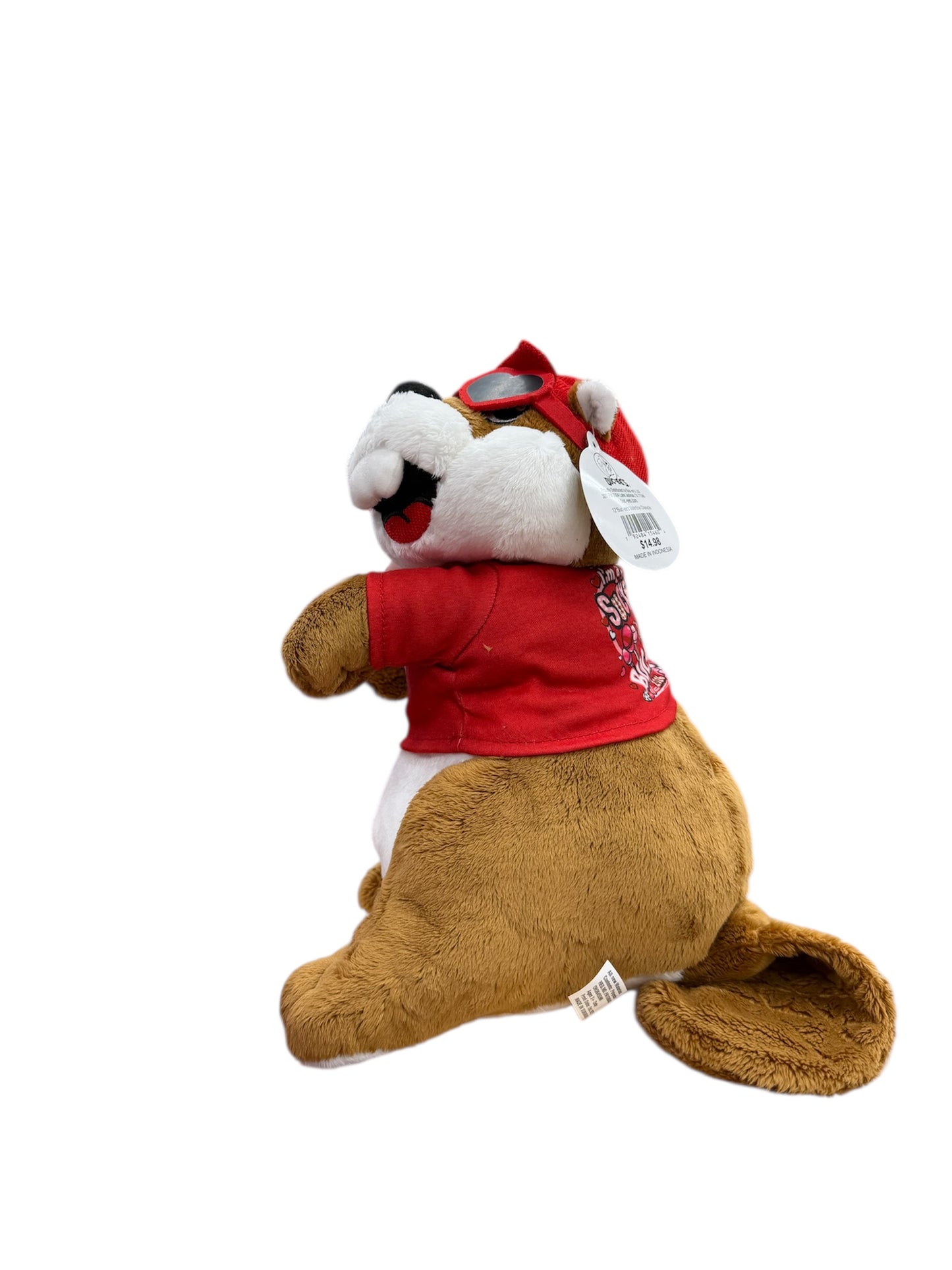 Buc-ee’s Valentine Beaver Plush – XOXO Heart Sucker Edition – Johnny's ...