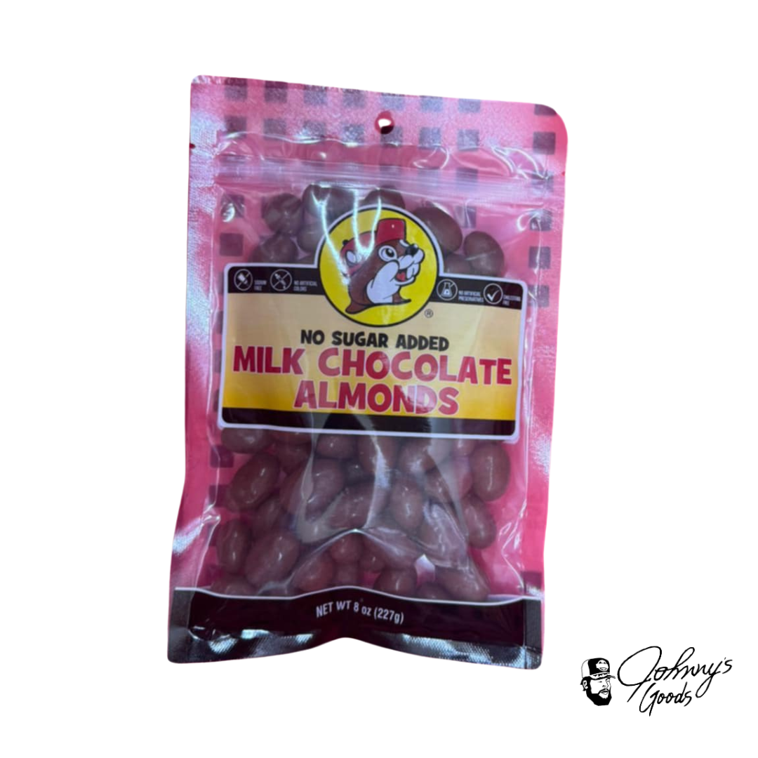 Buc-ee's No Sugar Added Milk Chocolate Almonds – Johnny's Goods